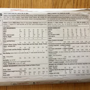 Daisy Kingdom Childs Dress and Doll Dress Pattern Simplicity 9845 Size ...