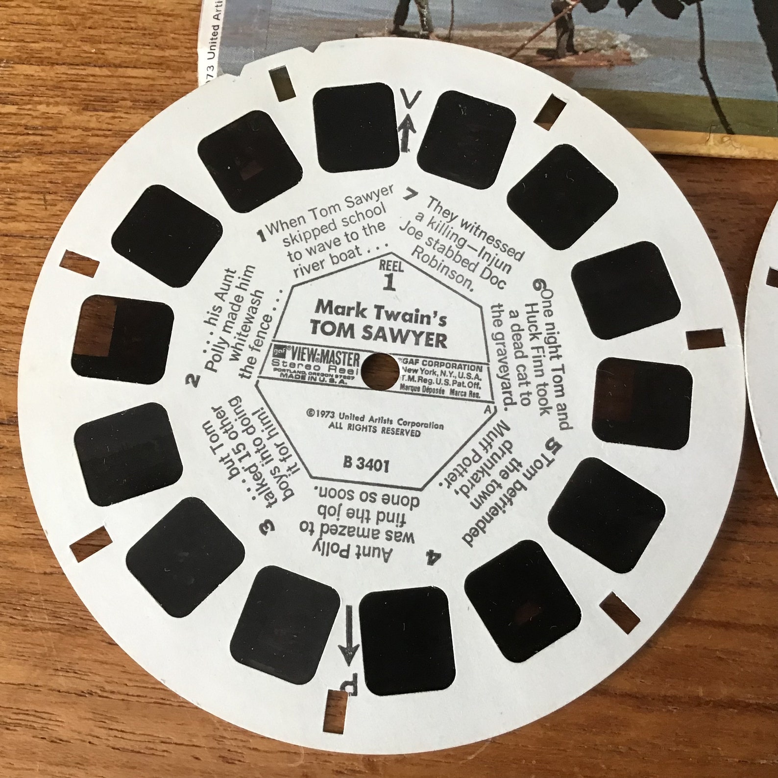 View-master Reels Mark Twain's Tom Sawyer Showtime Series Original ...