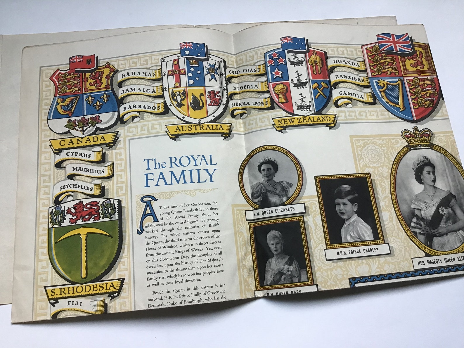 Queen Elizabeth II Historic and Educational Map of the Route of the ...