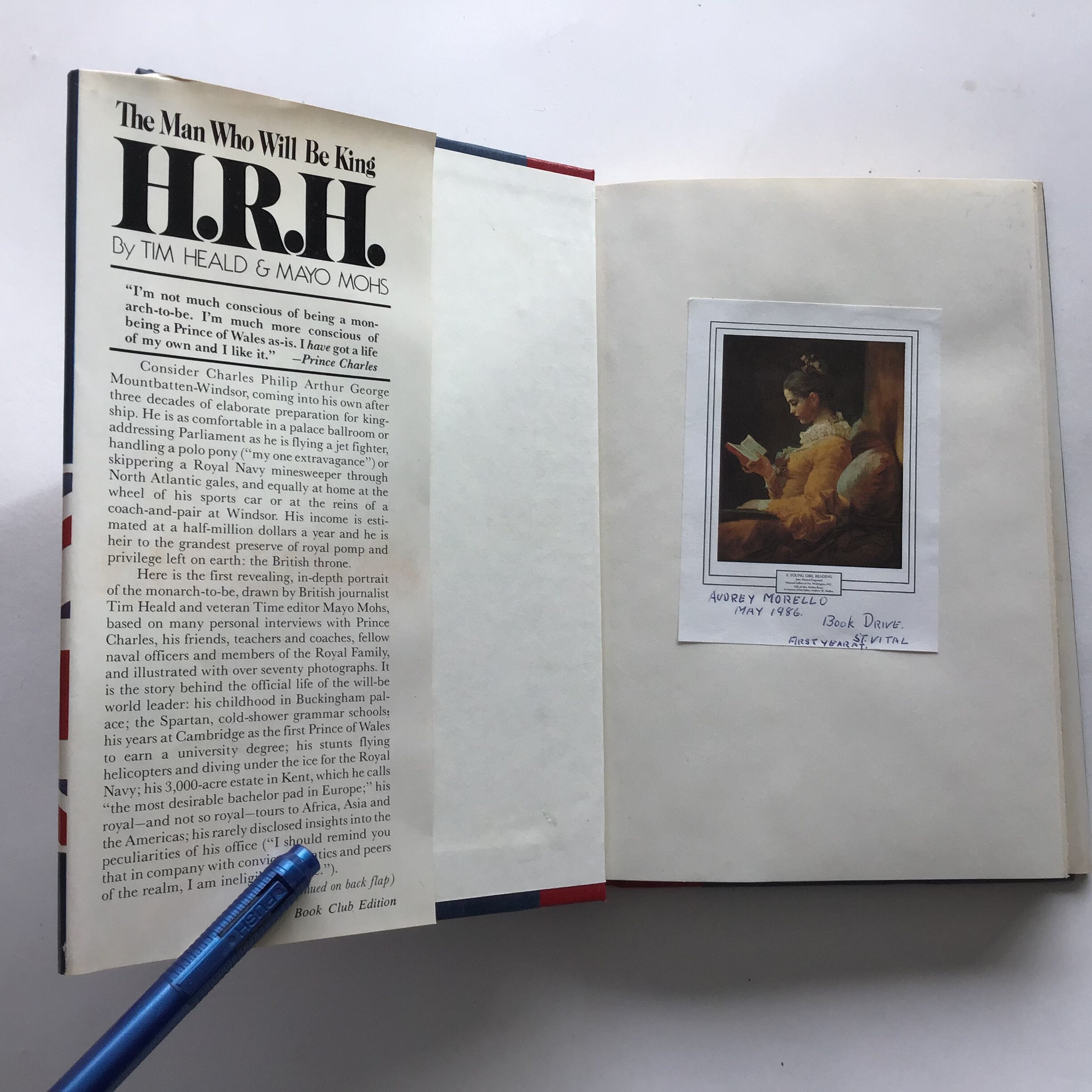 HRH the Man Who Will Be King by Tim Heald and Mayo Mohs Hardcover ...