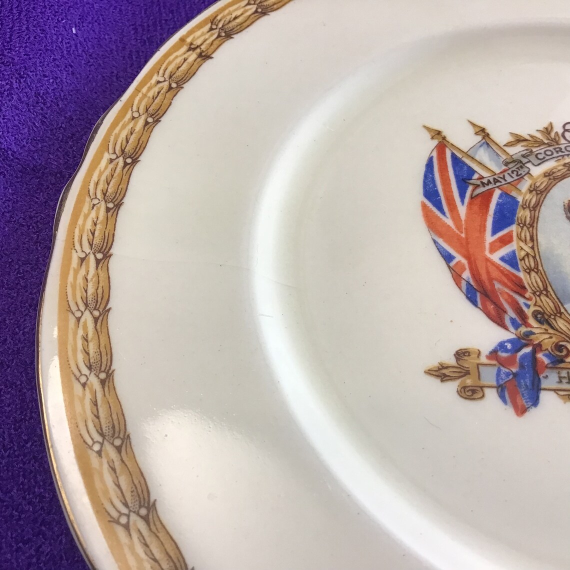 King Edward VIII Coronation 1937 Plate Grindley Creampetal - Etsy