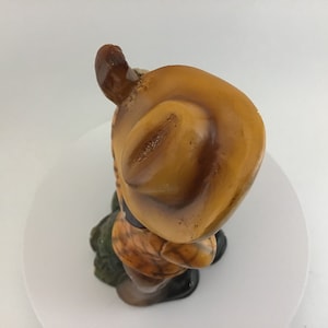 Chalkware Cowboy Figurine Devon Ware Made in Canada Cowboy Playing Bass ...