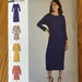 Misses Jersey Dress Pattern Size 6 14 Simplicity 9011 UNCUT - Etsy