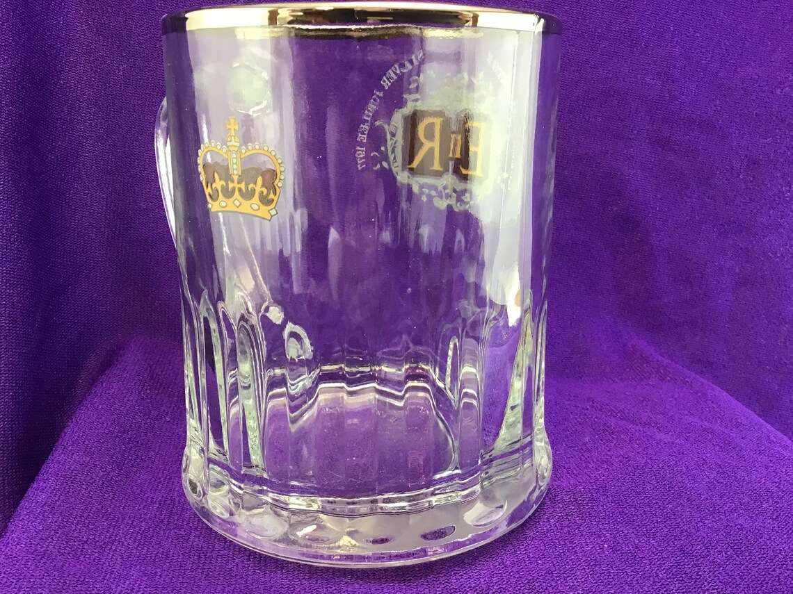 Queen Elizabeth II Silver Jubilee Beer Mug Tankard 1977 - Etsy