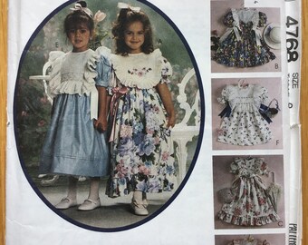 Daisy Kingdom Childs Dress and Doll Dress Pattern Simplicity 9845 Size ...
