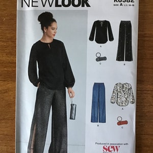 Misses Boho Top and Pants Pattern New Look 6582 Size 10 18 UNCUT - Etsy