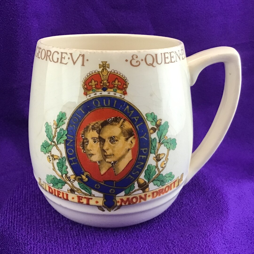 King George VI and Queen Elizabeth Coronation Mug Coronation - Etsy