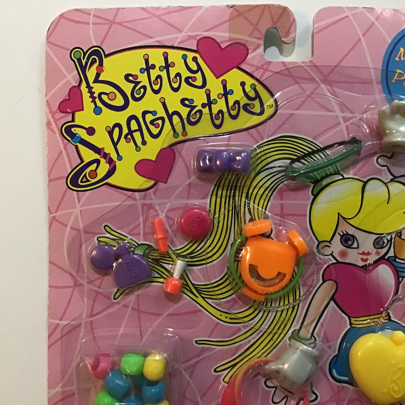 Betty Spaghetty Vacation Accessories Set Sealed on Damaged Card 1998 ...
