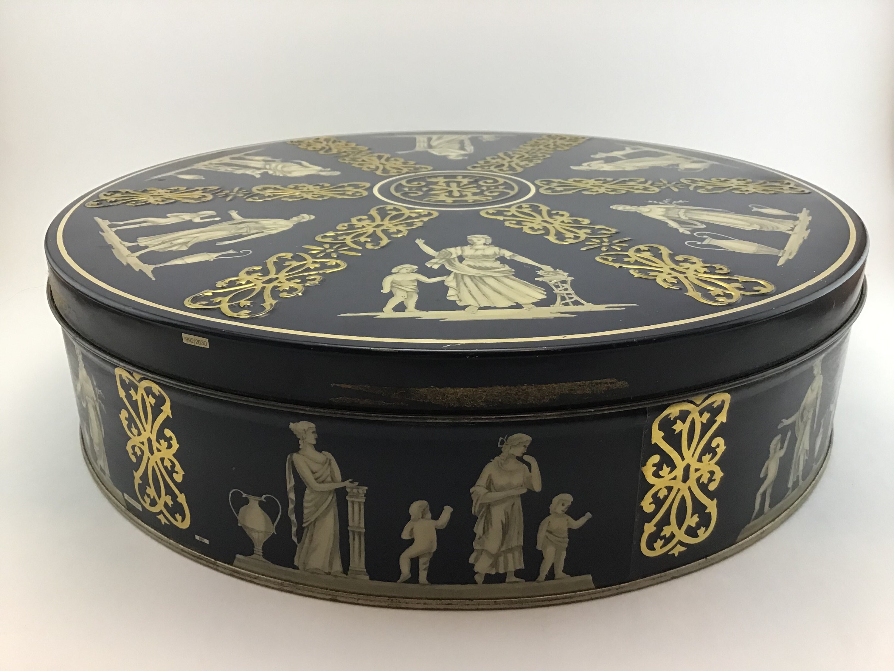 Huntley & Palmers Shortbread Tin Golden Wedgwood Tin Biscuit Tin Made ...
