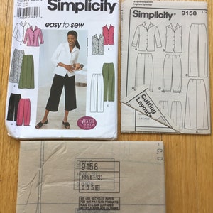 Misses Shirt Pants and Skirt Pattern Size 6 12 Simplicity 9158 UNCUT - Etsy