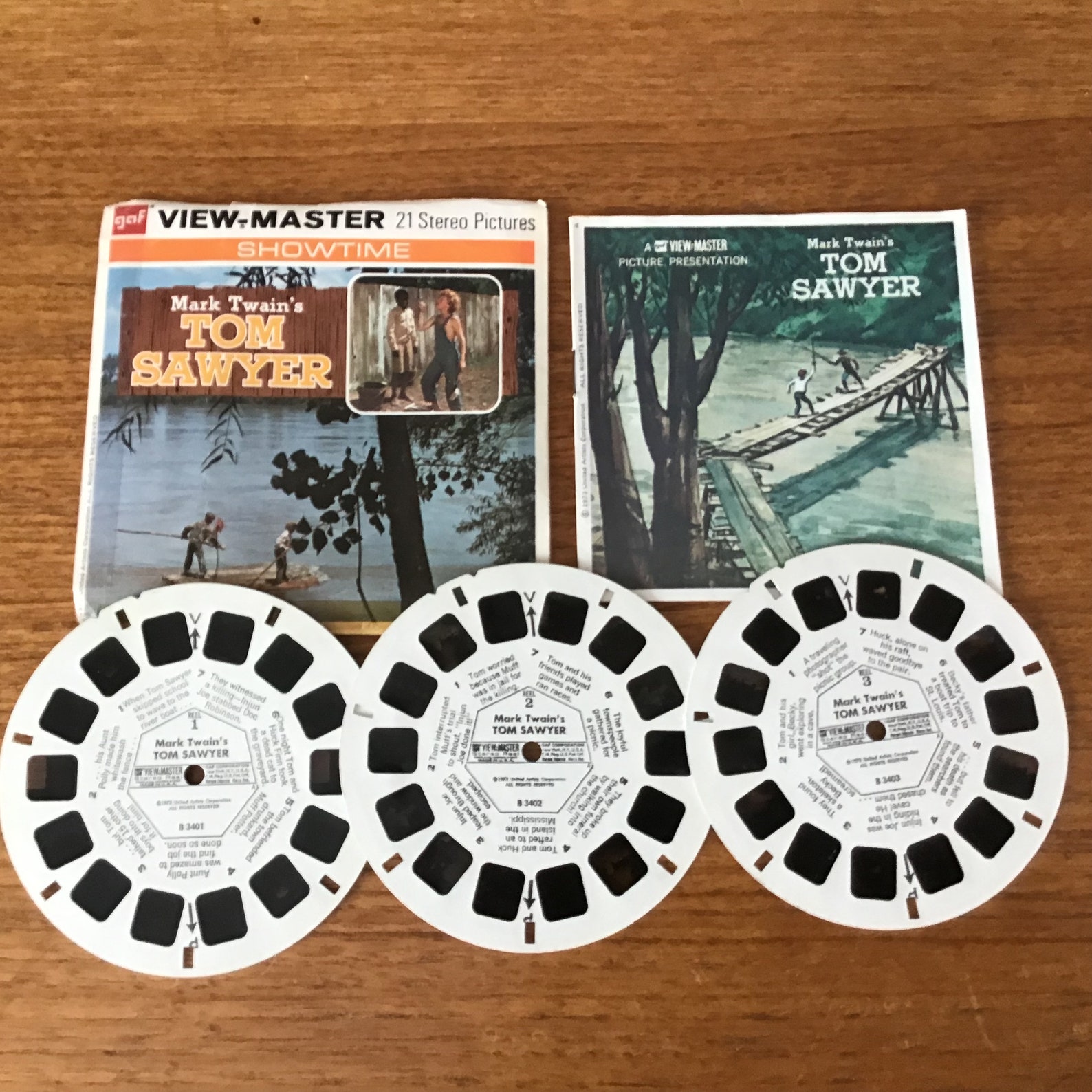 View-master Reels Mark Twain's Tom Sawyer Showtime Series Original ...