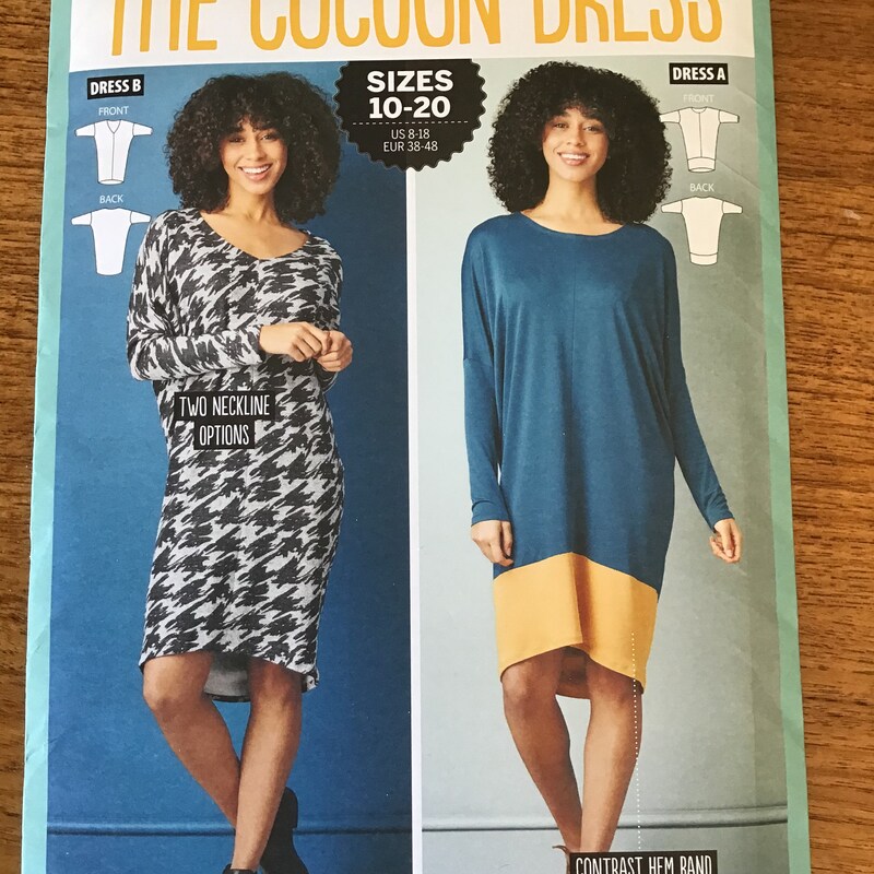 Cocoon Dress Pattern - Etsy