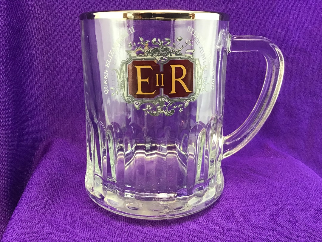 Queen Elizabeth II Silver Jubilee Beer Mug Tankard 1977 Dema - Etsy