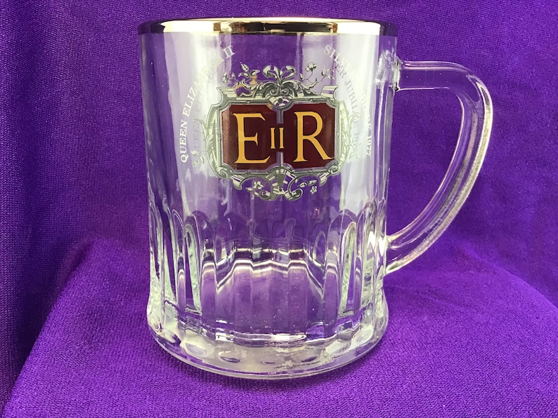 Queen Elizabeth II Silver Jubilee Beer Mug Tankard 1977 - Etsy