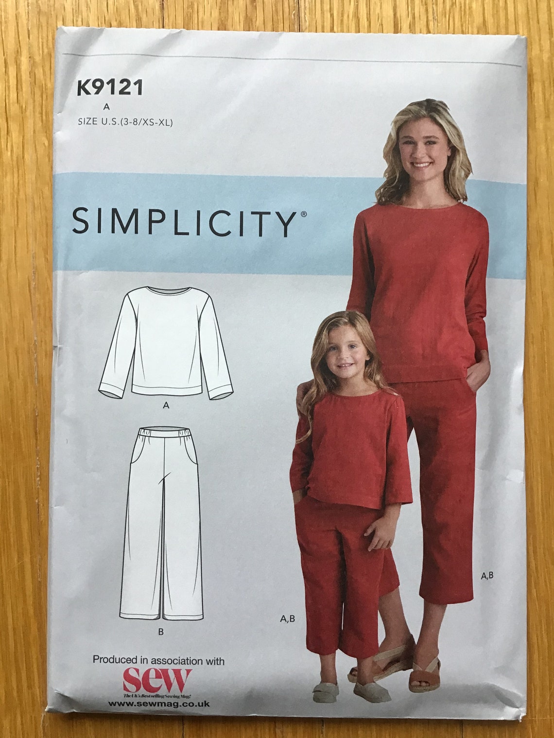 Mother Daughter Top and Pants Pattern Simplicity 9121 UNCUT - Etsy