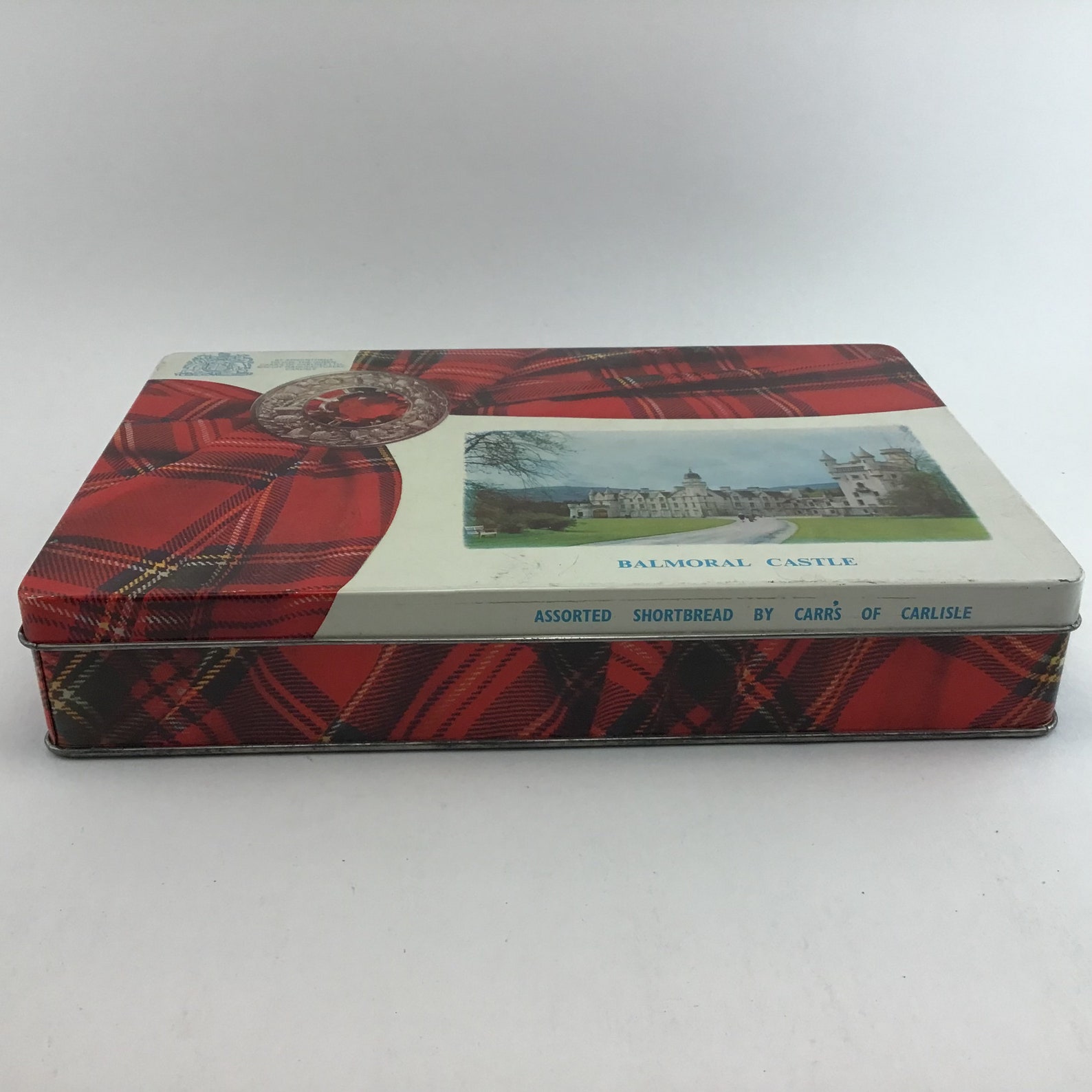 Vintage Balmoral Castle Biscuit Tin Carr’s Assorted Shortbread Made in ...