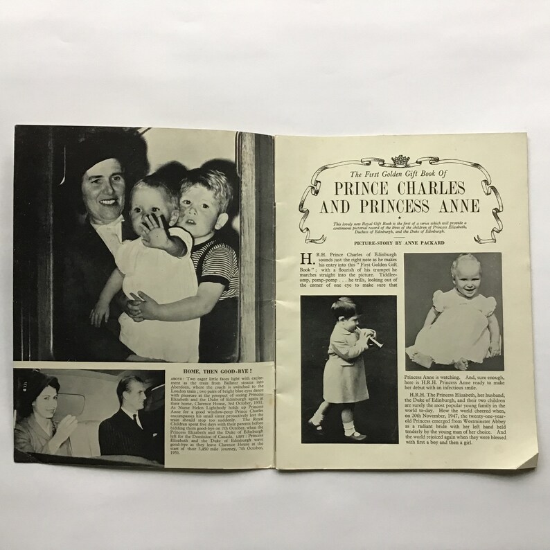 First Golden Gift Book of Prince Charles and Princess Anne Pitkin ...