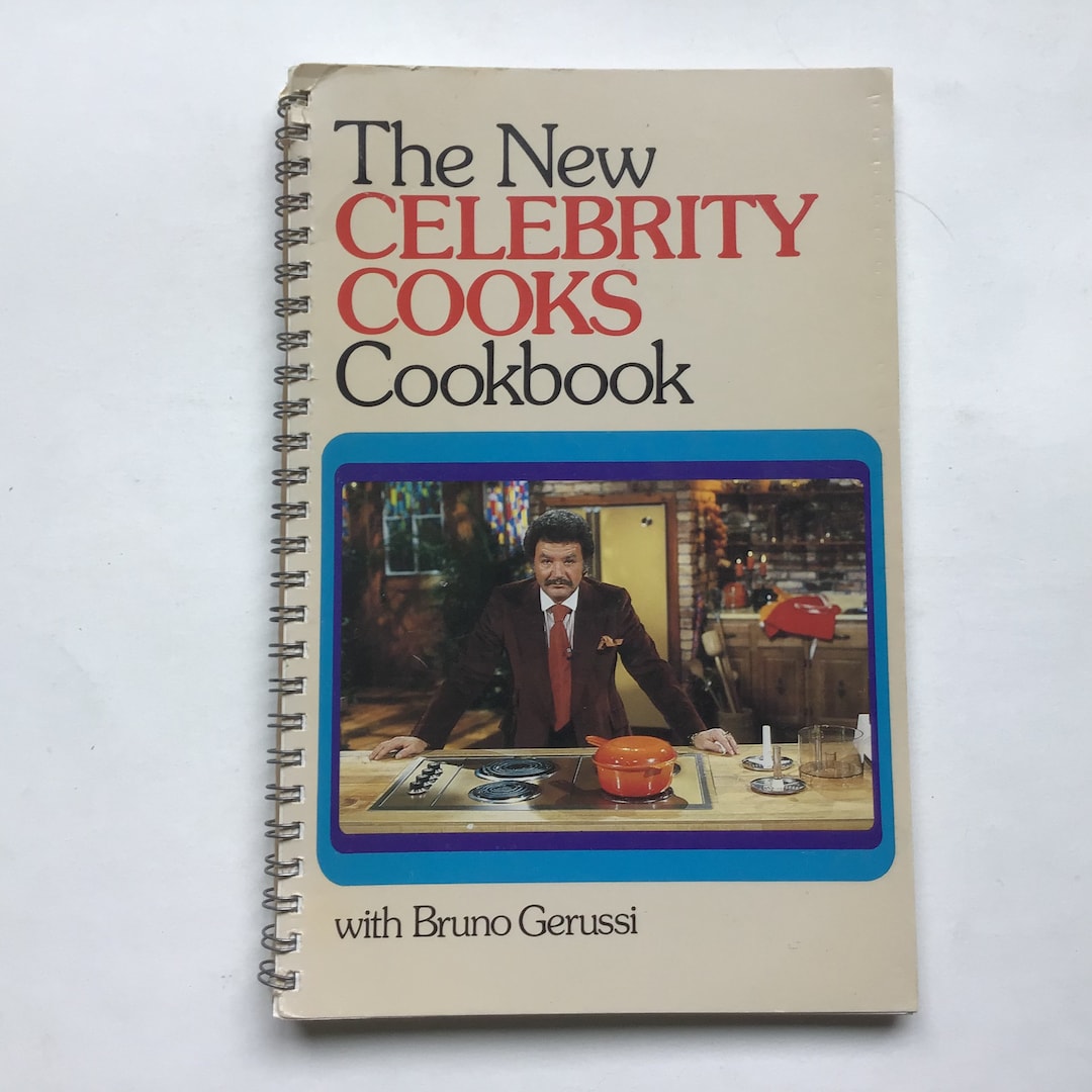 New Celebrity Cooks Cookbook With Bruno Gerussi Coil Bound CBC TV - Etsy
