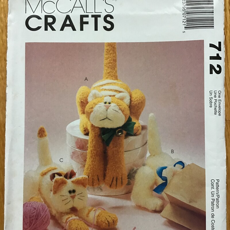 Stuffed Cat Pattern - Etsy