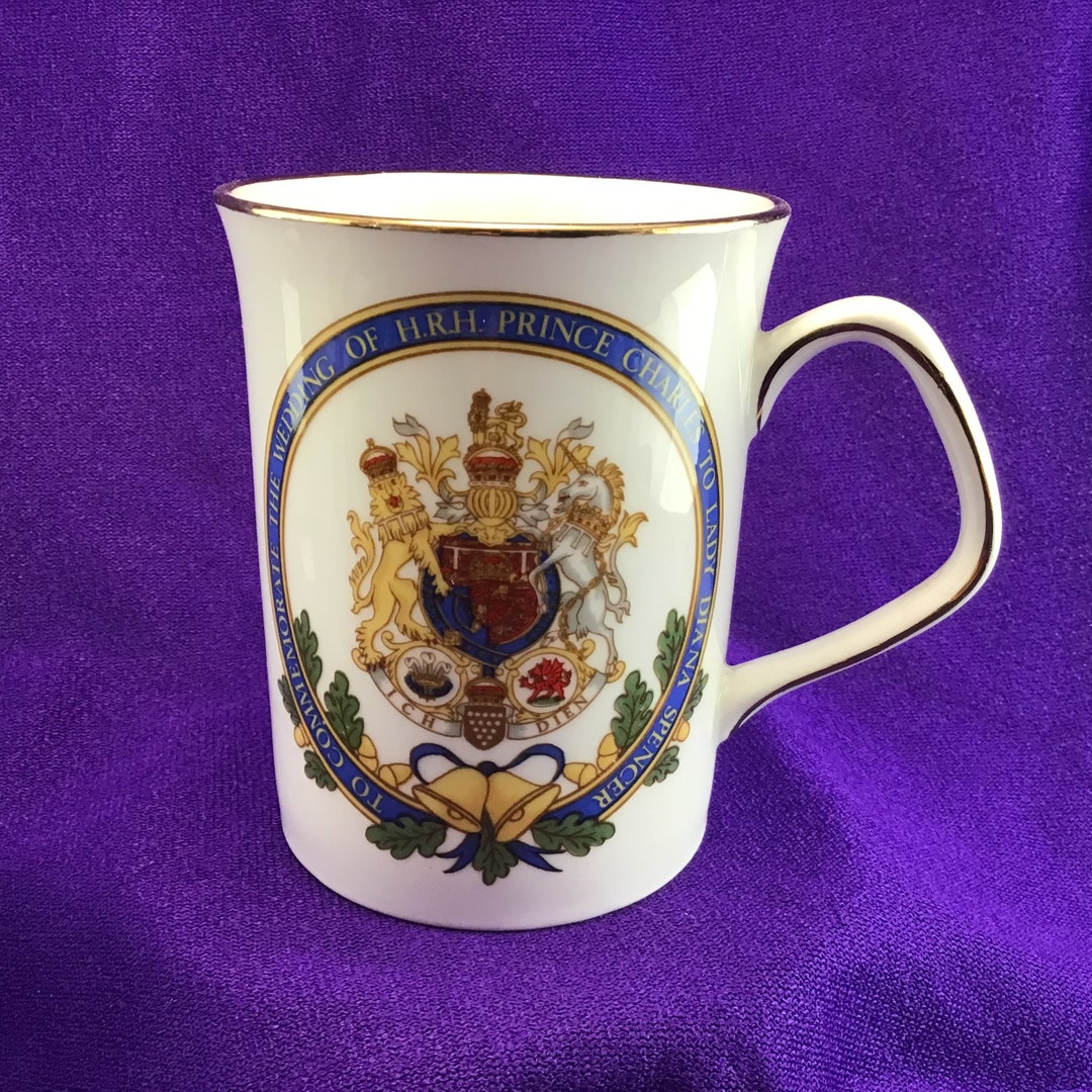 Prince Charles and Lady Diana Royal Wedding Mug Cup July 29th, 1981 ...