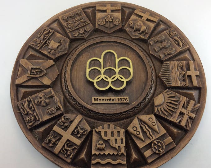 Montreal Olympic Plaque 1976 3D Wood Wall Hanging - Etsy