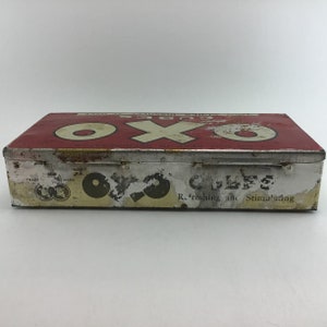 Vintage Oxo Cubes Tin Rectangular Hinged Lid Made in England - Etsy