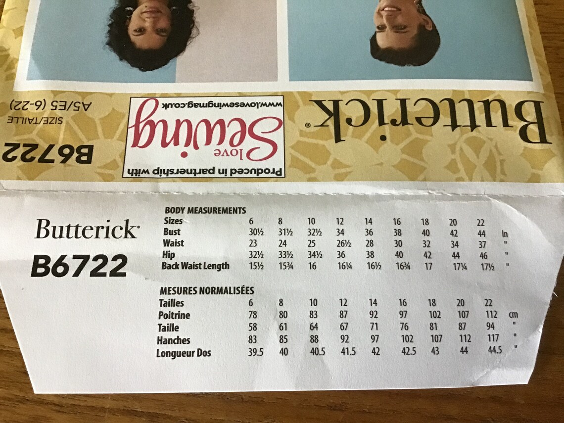 Misses Tiered Dress Pattern Butterick 6722 UNCUT Size 6 22 - Etsy