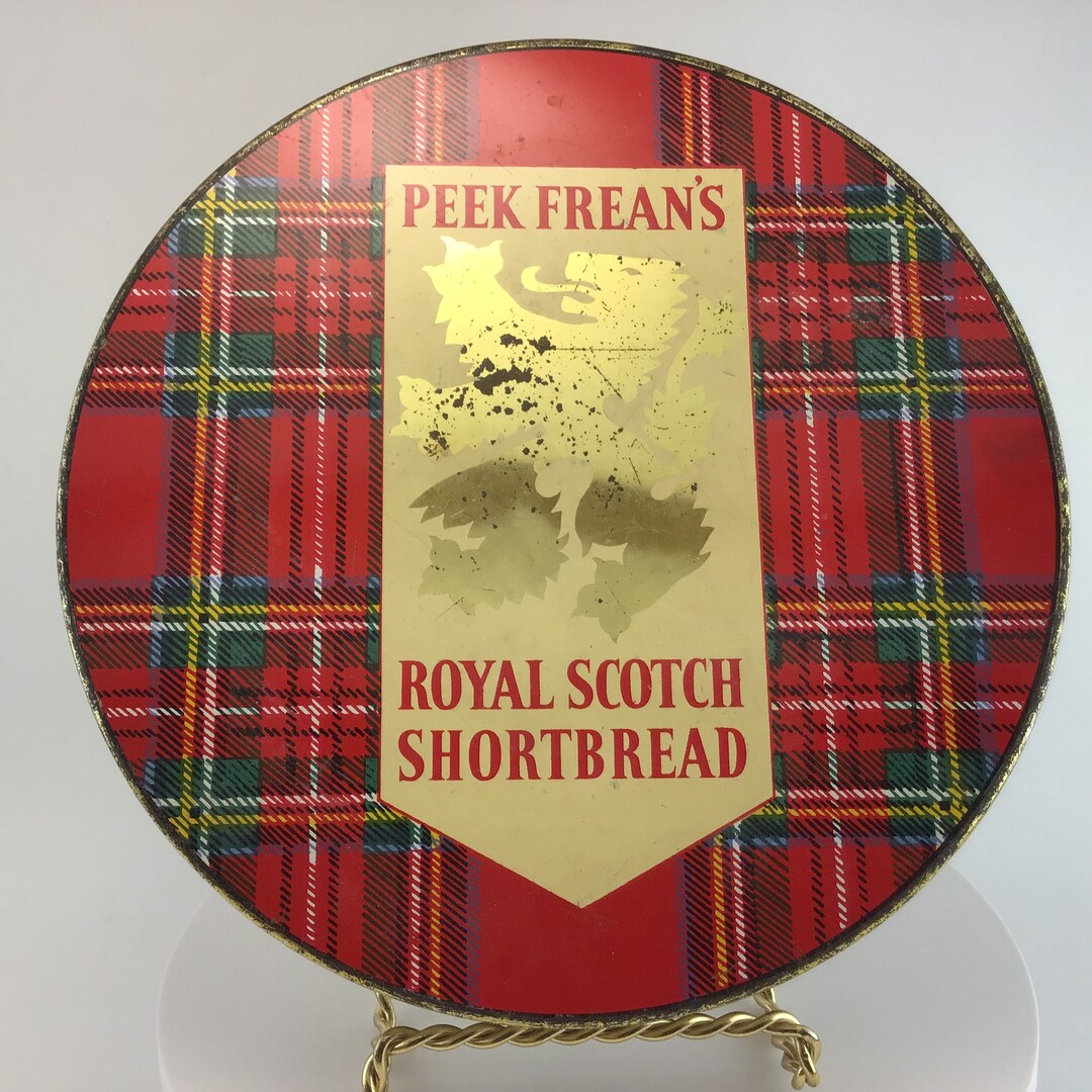 Peek Freans Tin Royal Scotch Shortbread Biscuit Tin Cookie Tin Box ...