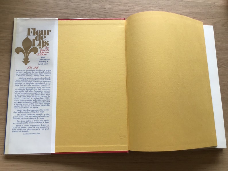 Fleur De Lys the Kings & Queens of France by Joy Law Hardcover - Etsy