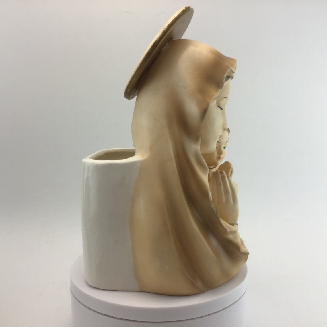 Madonna and Child Planter Head Vase LEGO Japan Wall Pocket - Etsy