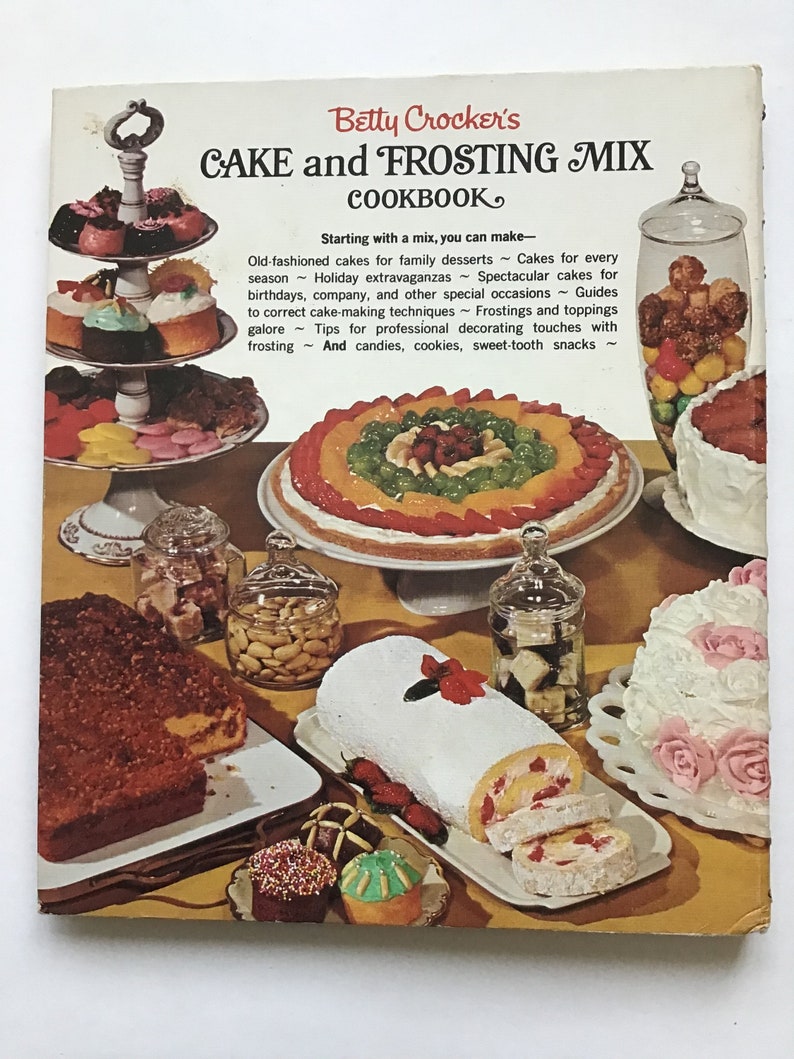 Betty Crocker Cake and Frosting Mix Cookbook First Edition - Etsy