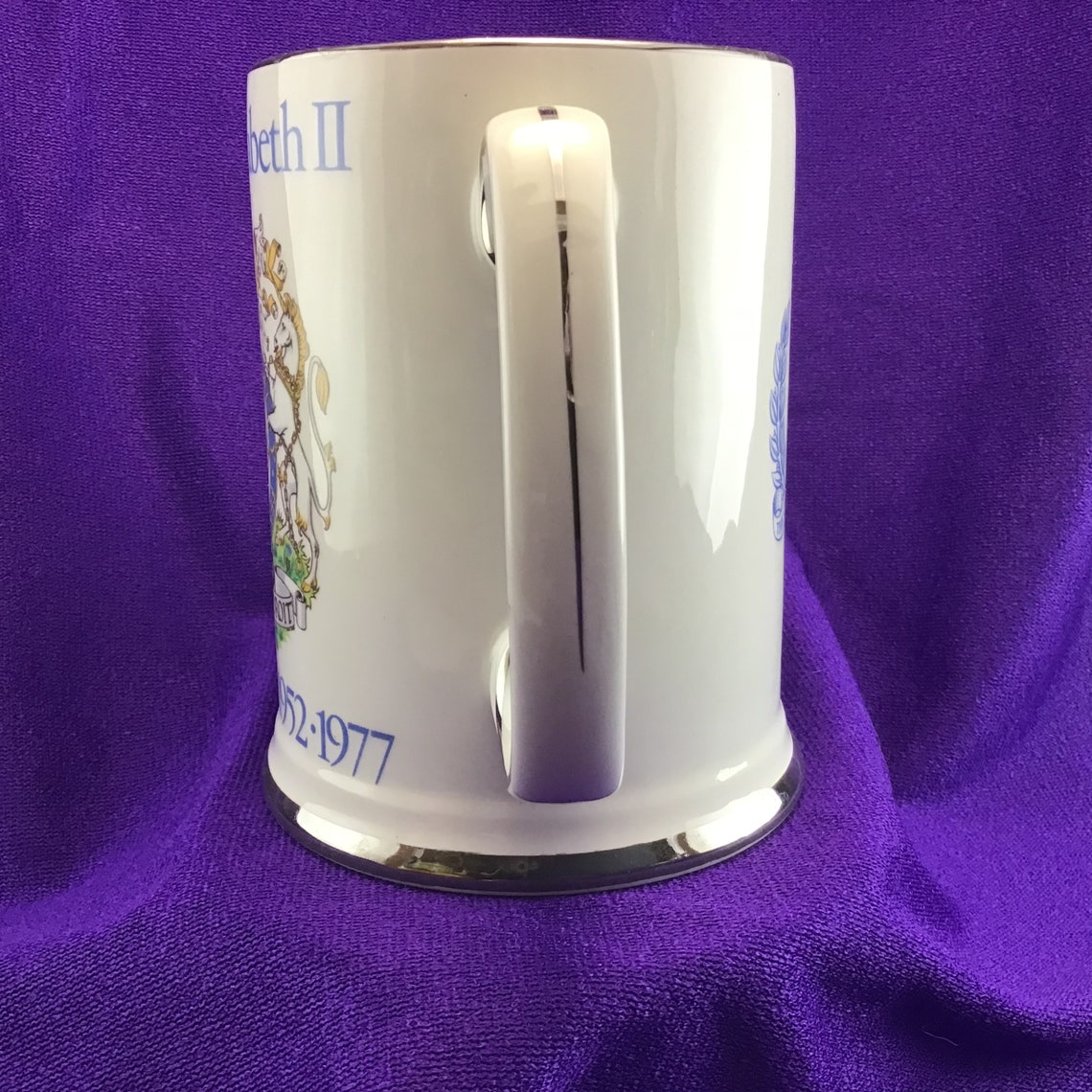 Queen Elizabeth II Silver Jubilee Beer Mug Tankard Oversized - Etsy Canada