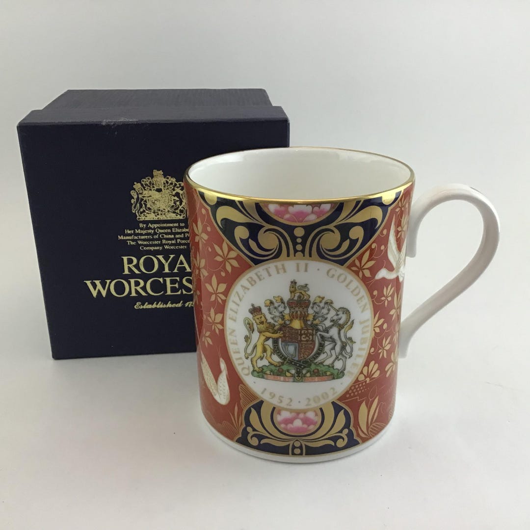 Queen Elizabeth II Golden Jubilee Mug 1952 2002 Coffee Cup Tea Mug ...