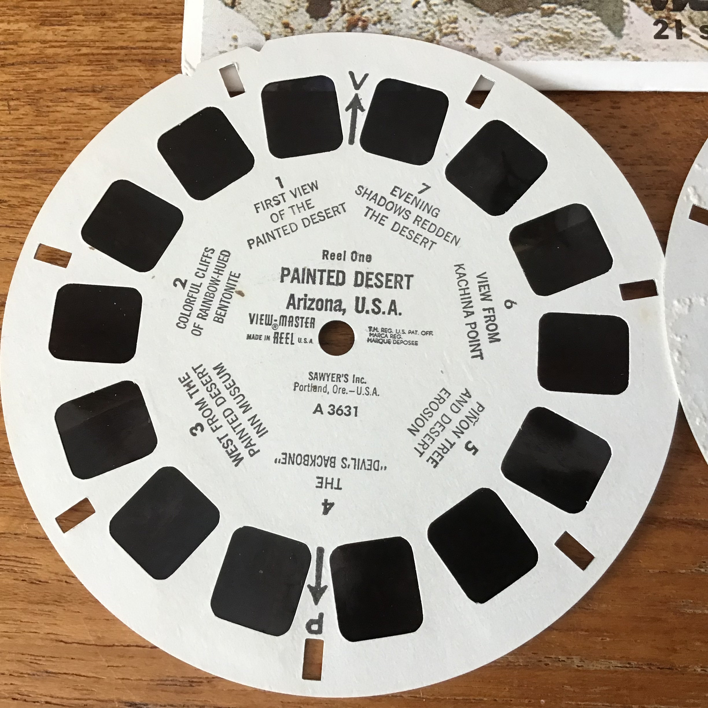 View-master Reels Painted Desert and Petrified Forest Arizona New ...