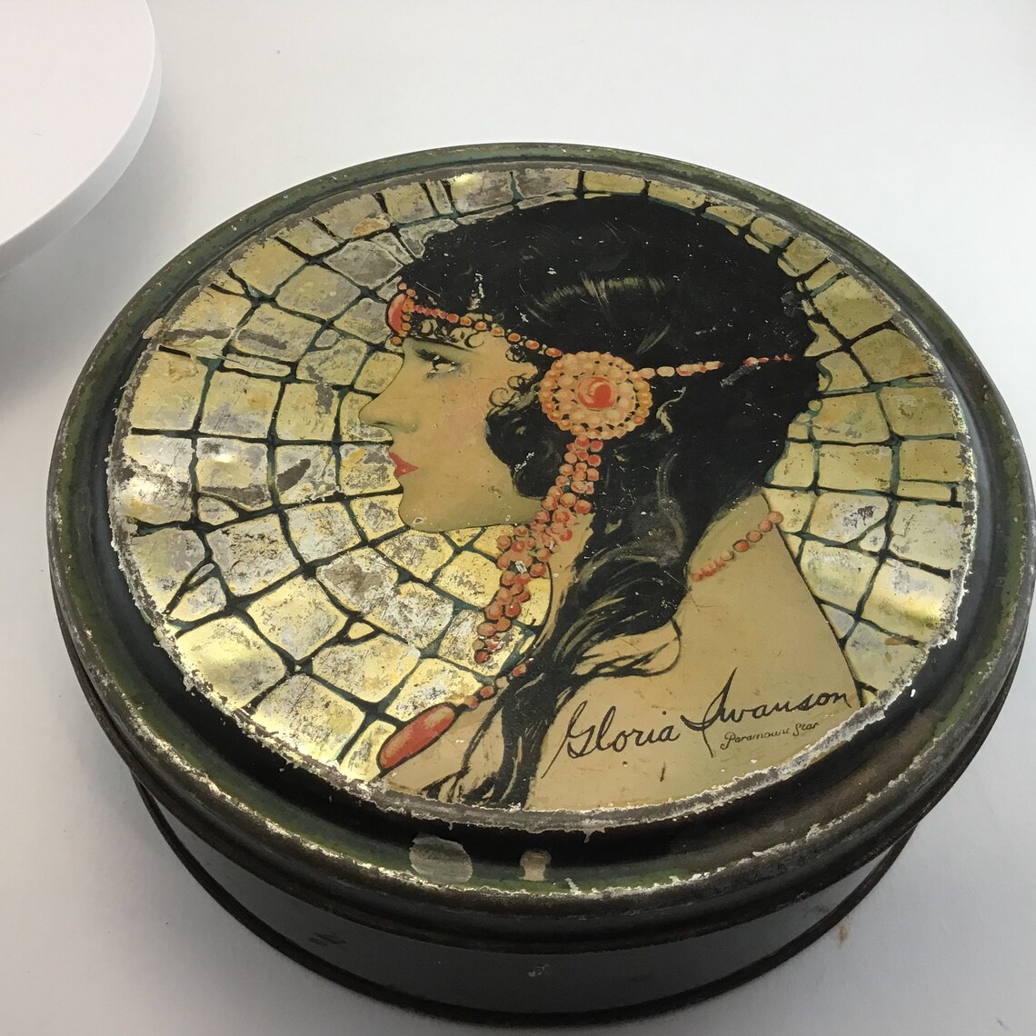 Gloria Swanson Tin Beautebox Canco Paramount Star Henry Clive - Etsy