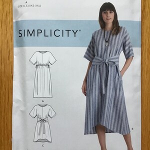 Misses Dress Pattern Simplicity 9101 XXS - XXL UNCUT - Etsy