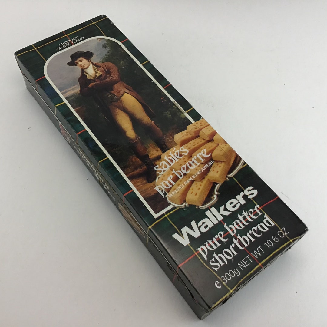 Vintage Walkers Shortbread Tin Robert Burns Shortbread Tin Made in ...