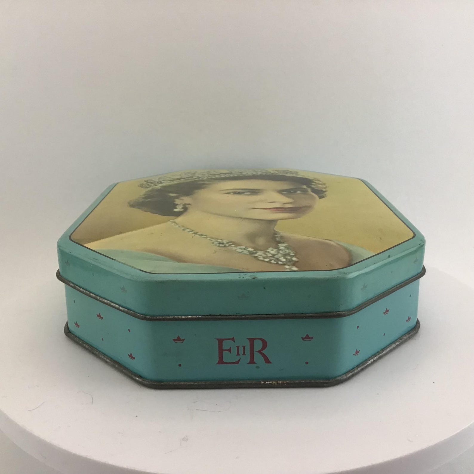 Queen Elizabeth II Coronation Tin George Horner 1953 Made in England - Etsy