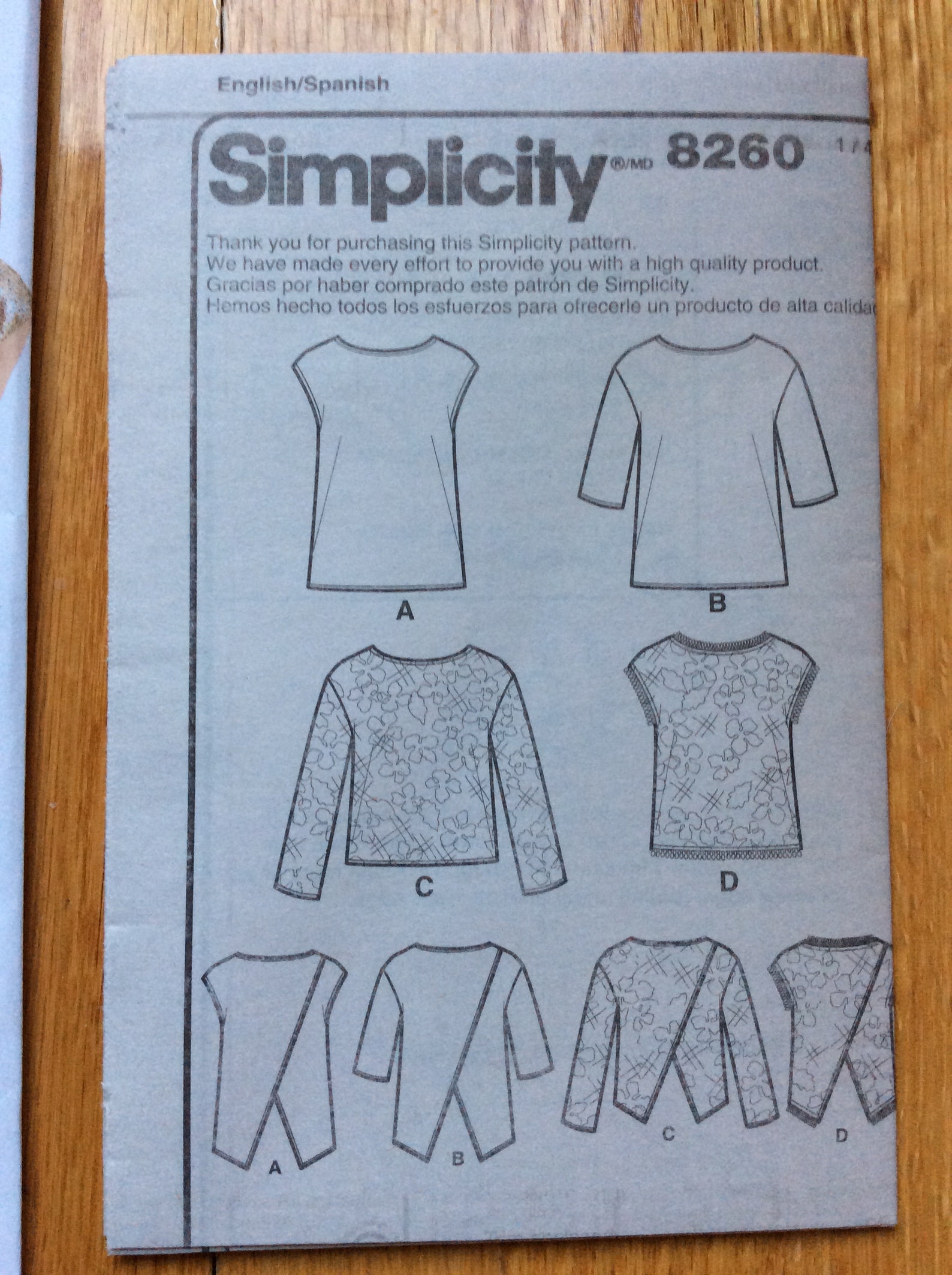 Misses Easy Top Pattern Simplicity 8260 Size XXS XXL Uncut - Etsy