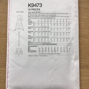 Misses Fit and Flare Dress and Jacket Pattern Simplicity 9473 UNCUT ...