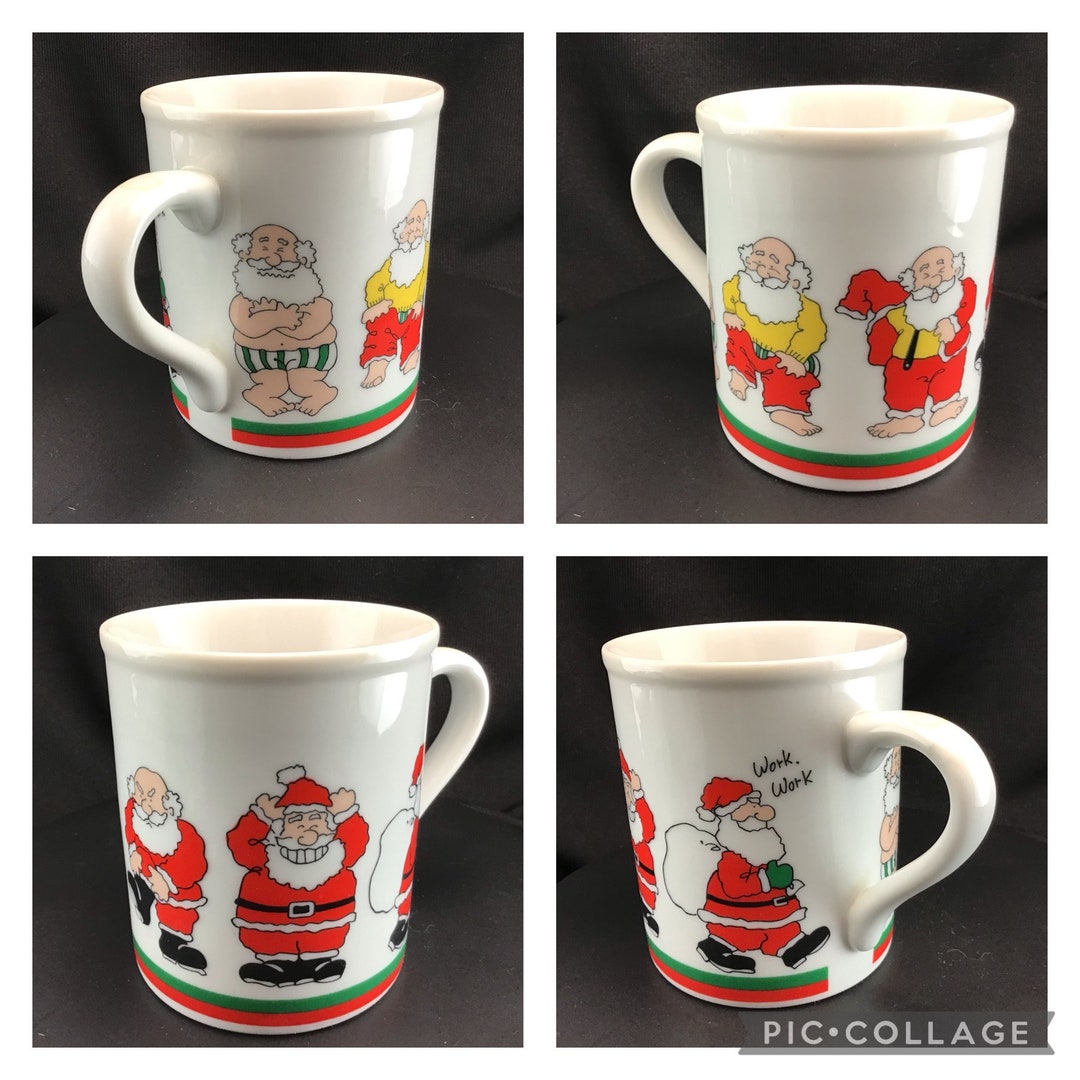 Papel Santa Mug Santa Dressing for Work Mug Papel Customcard Japan ...