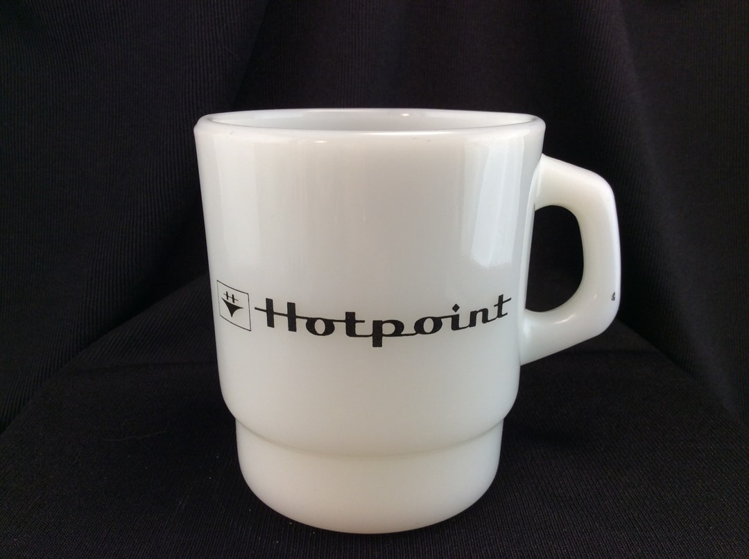Anchor Hocking Hotpoint Mainprize Advertising Mug Coffee Cup D Handle ...