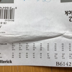 Misses Jacket Vest Tunic Dress Pants Pattern Butterick 6142 Size 6 14 ...