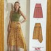 Misses Skirt and Top Pattern Simplicity 8128 UNCUT Size 6 8 10 - Etsy