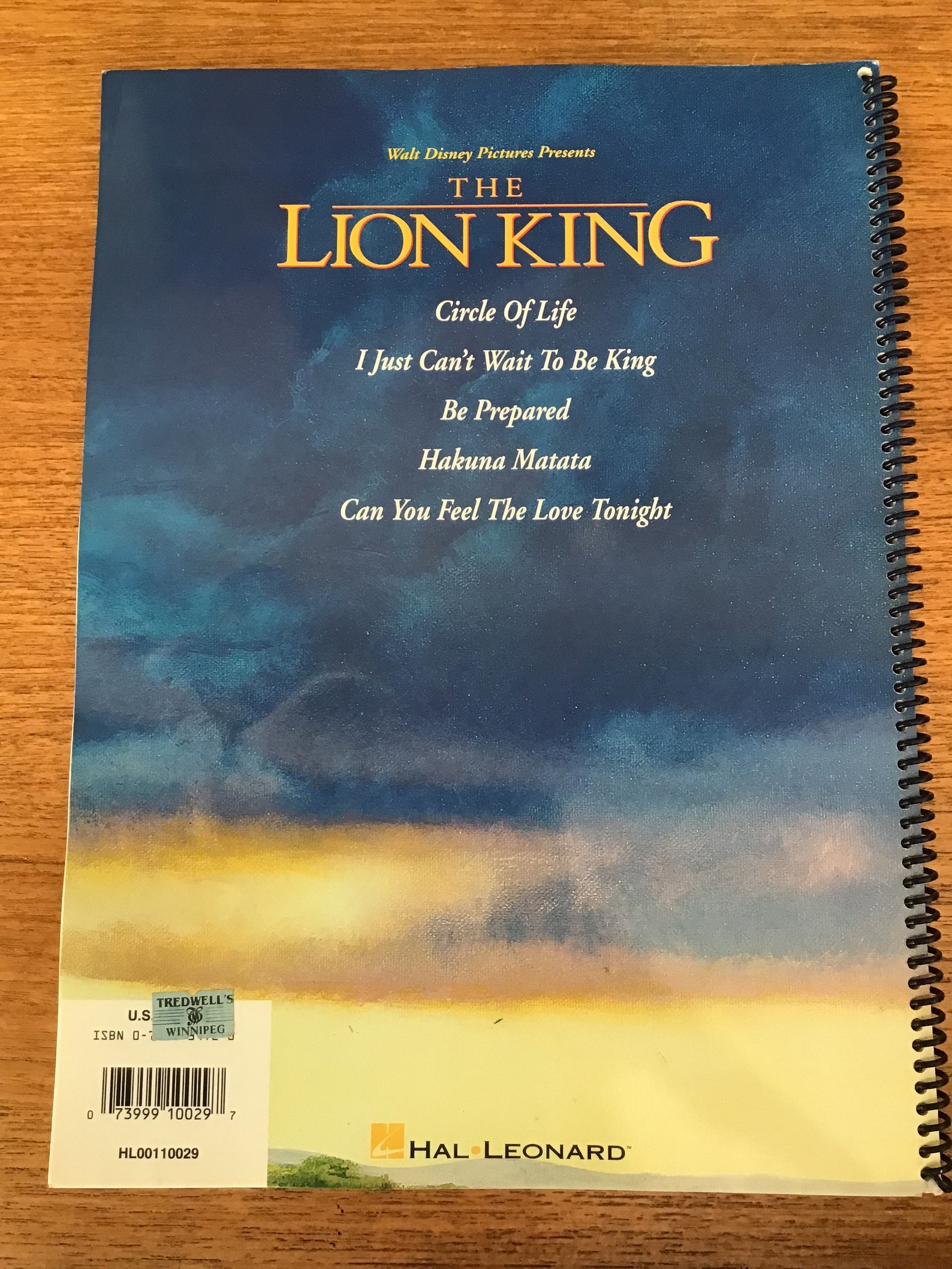 Lion King Original Songs for Easy Piano Song Book Songbook - Etsy