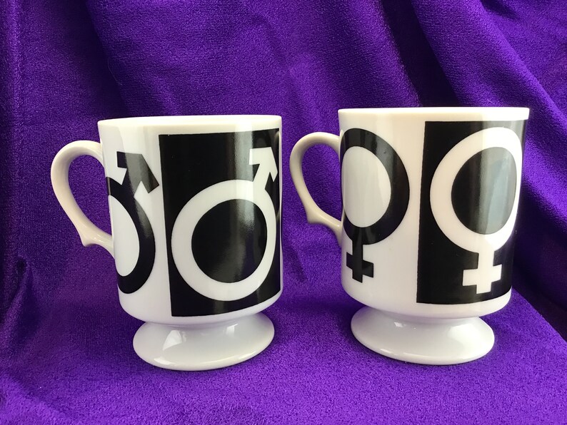 Ovral Birth Control Advertising Mugs Coffee Cups Pair - Etsy