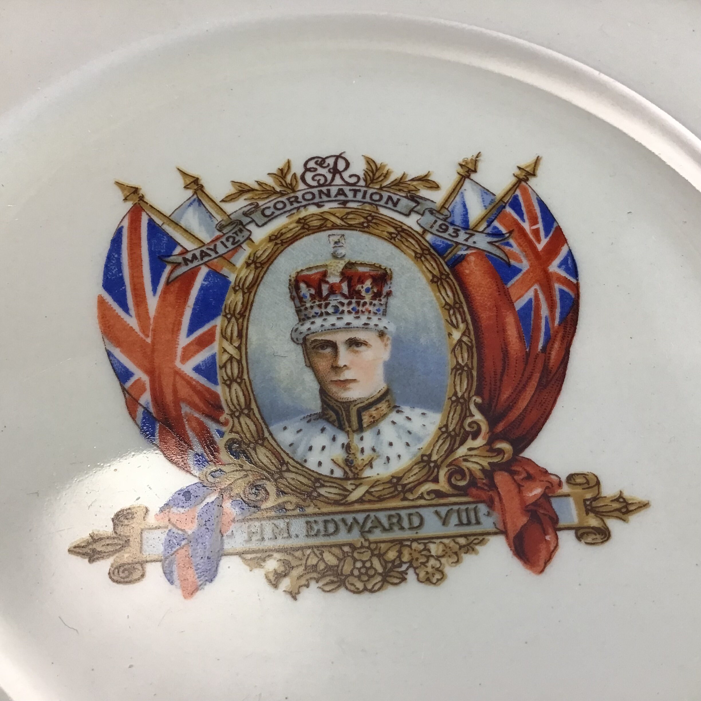 King Edward VIII Coronation 1937 Plate Grindley Creampetal - Etsy