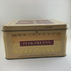 Peek Freans Biscuit Tin Sweet Assorted Famous English Biscuits FLAWS - Etsy