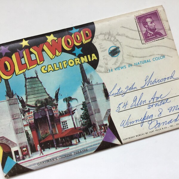 Postcard Folder - Etsy