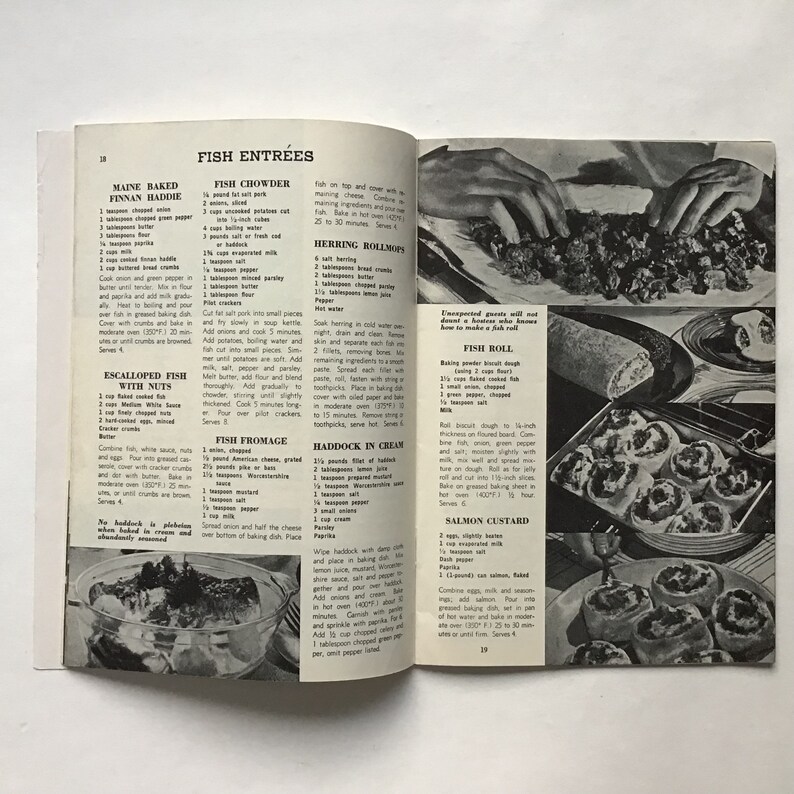 250 Different Fish and Seafood Recipes Culinary Art Institute 9 - Etsy